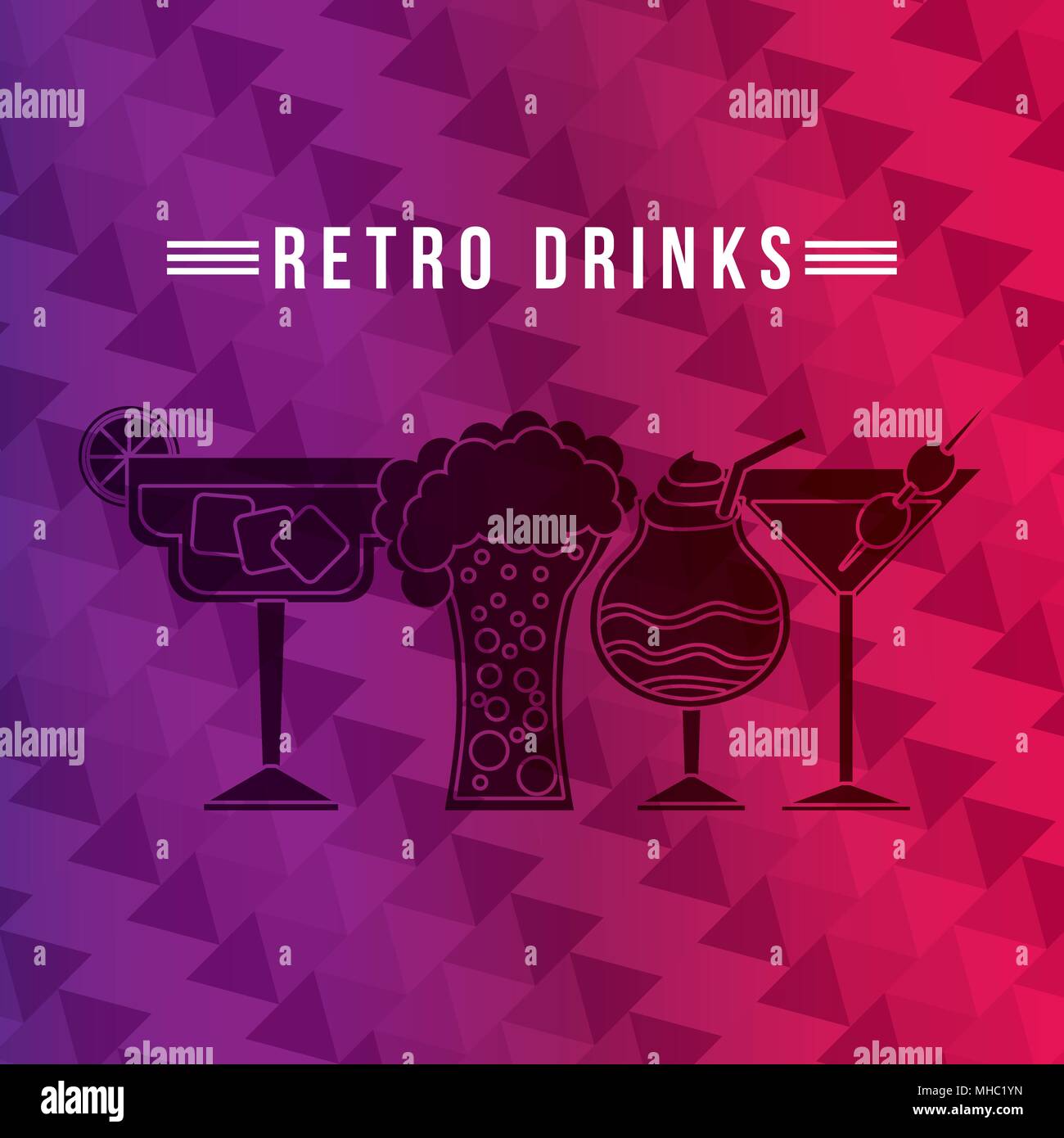 1950s style cocktail design hi-res stock photography and images - Alamy