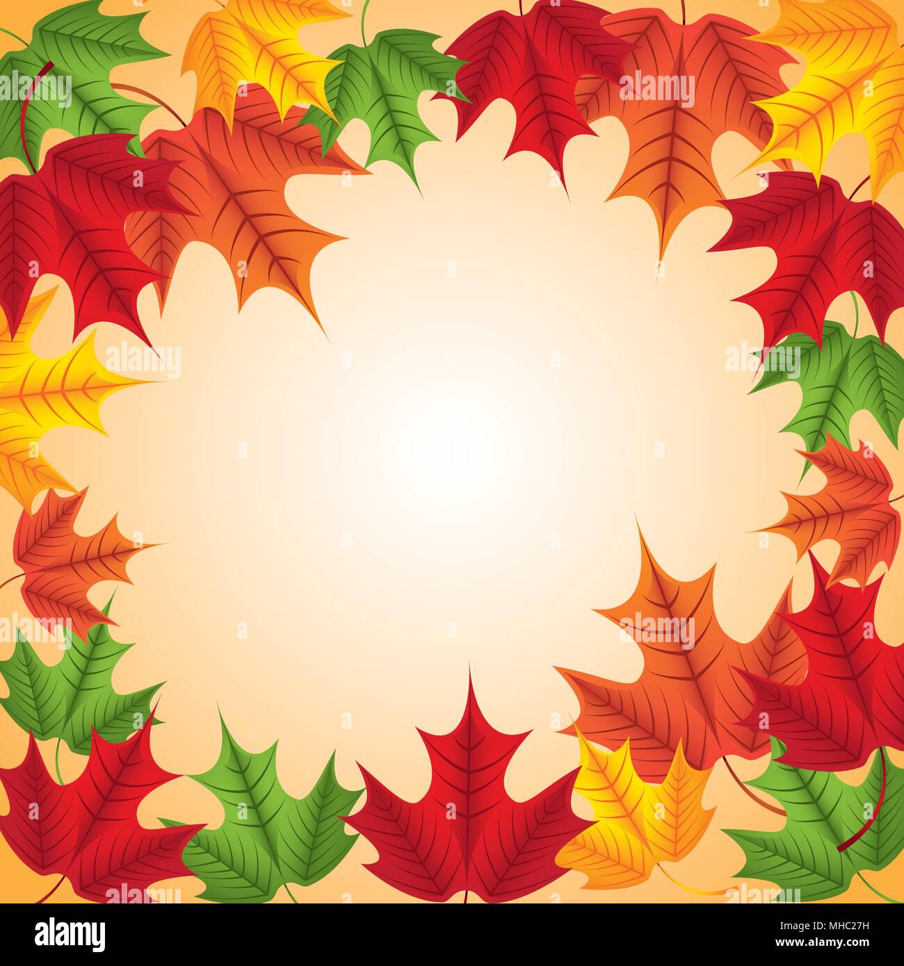 Autum background Stock Vector Images - Alamy
