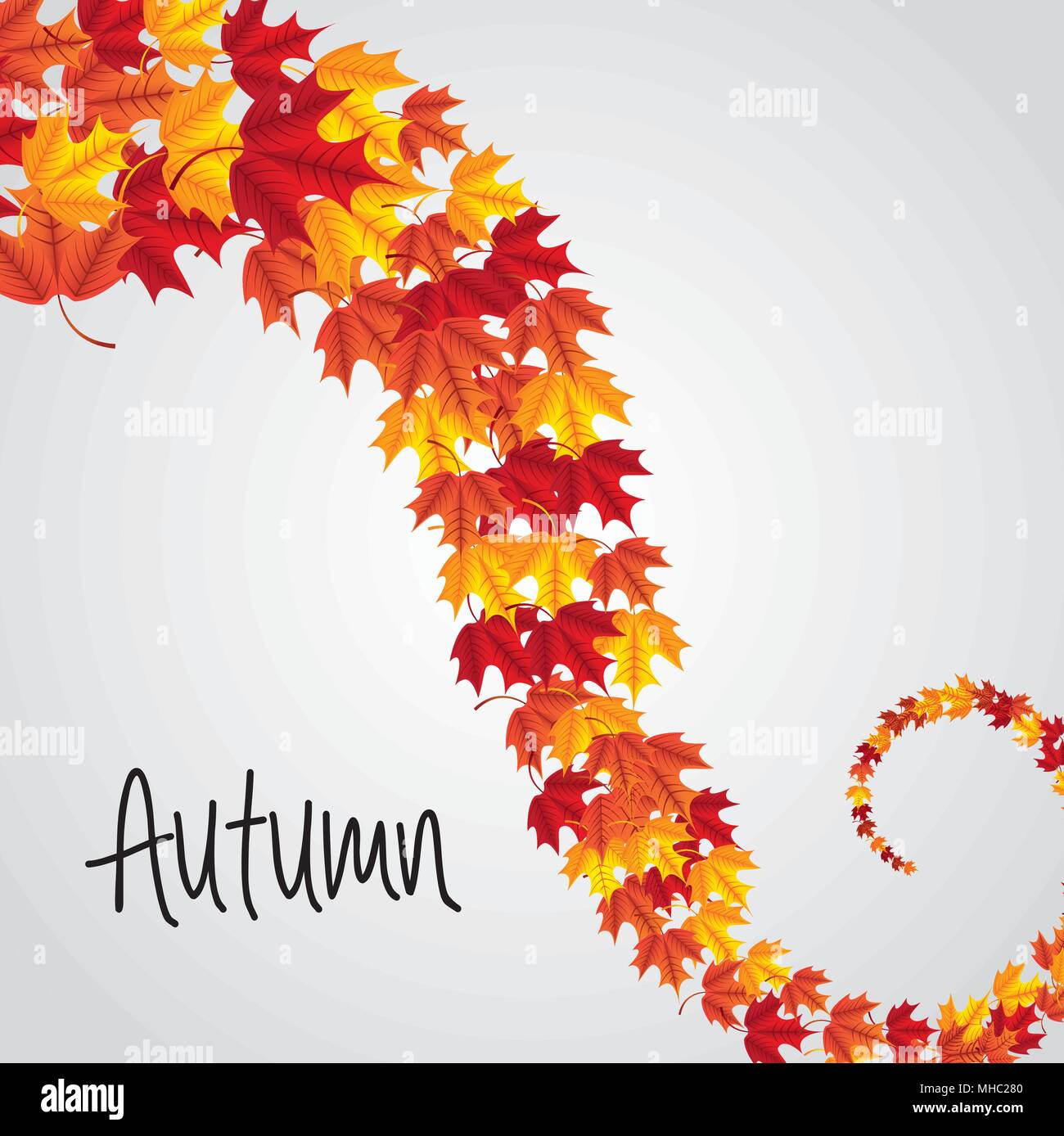 Autum background Stock Vector Images - Alamy