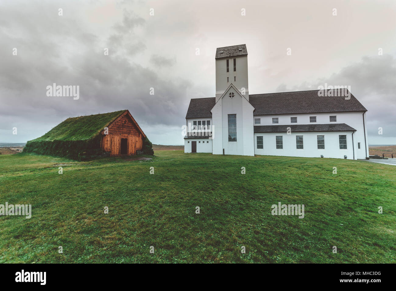 Turf farmhouse iceland hi-res stock photography and images - Alamy