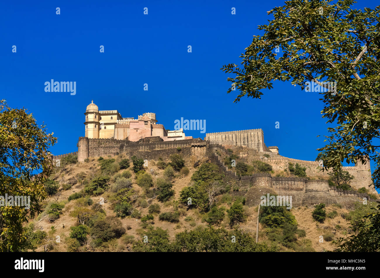 KUMBHALGARH, INDIA - NOVEMBER 21, 2016: Kumbhalgarh Fort Palace is ...