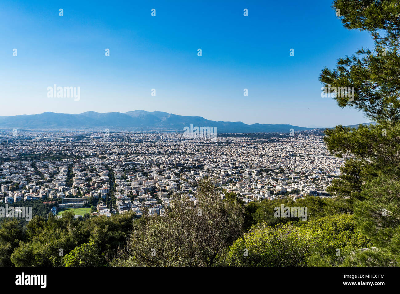 Athens from mount hymettus hi-res stock photography and images - Alamy