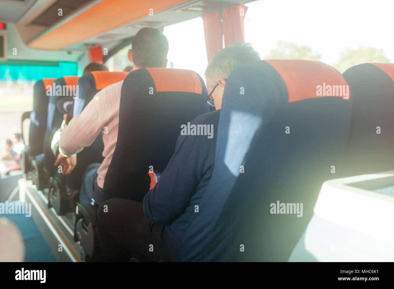 Senior shuttle bus hi-res stock photography and images - Alamy