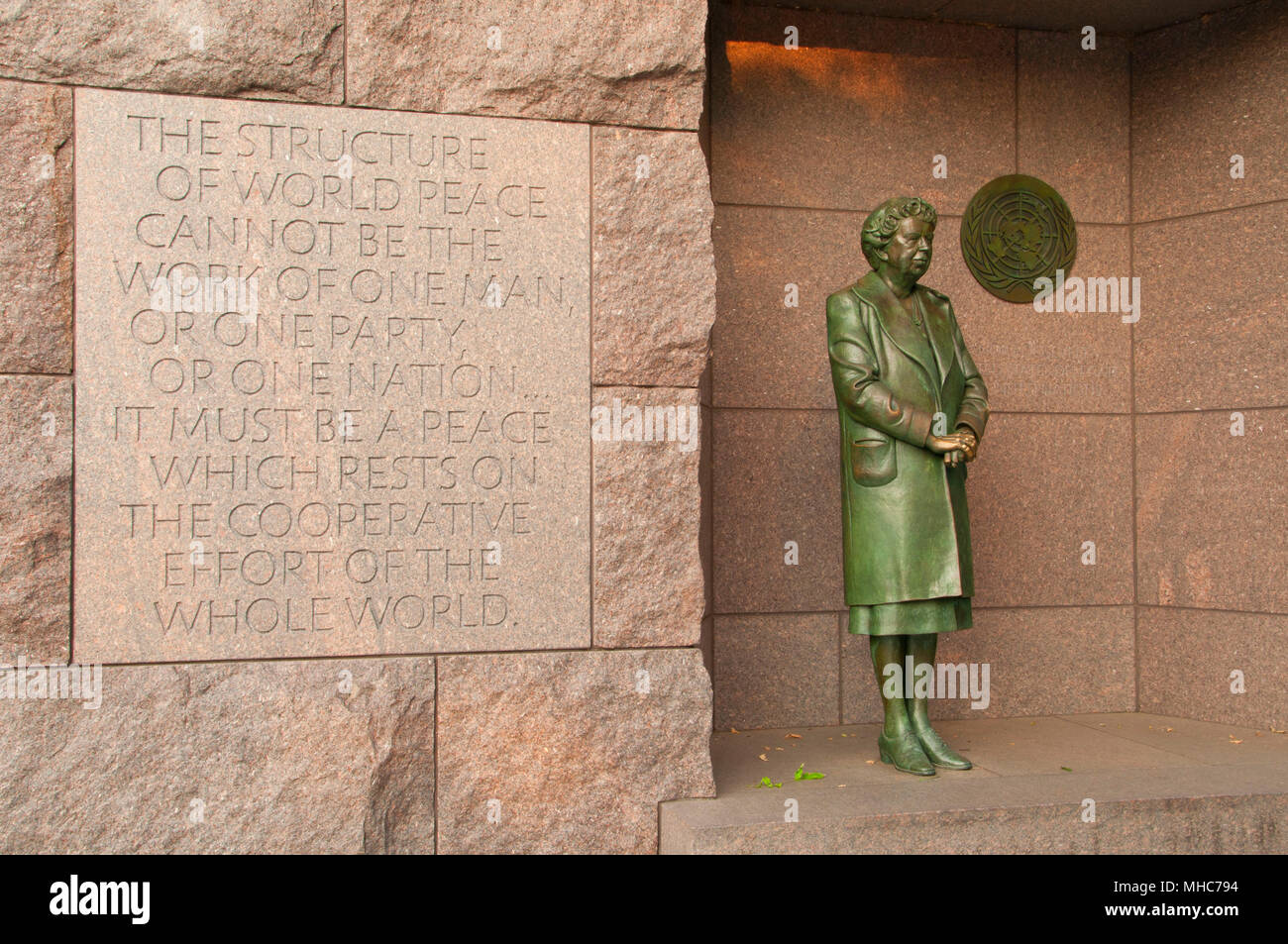 Eleanor roosevelt statue washington dc hi-res stock photography and ...
