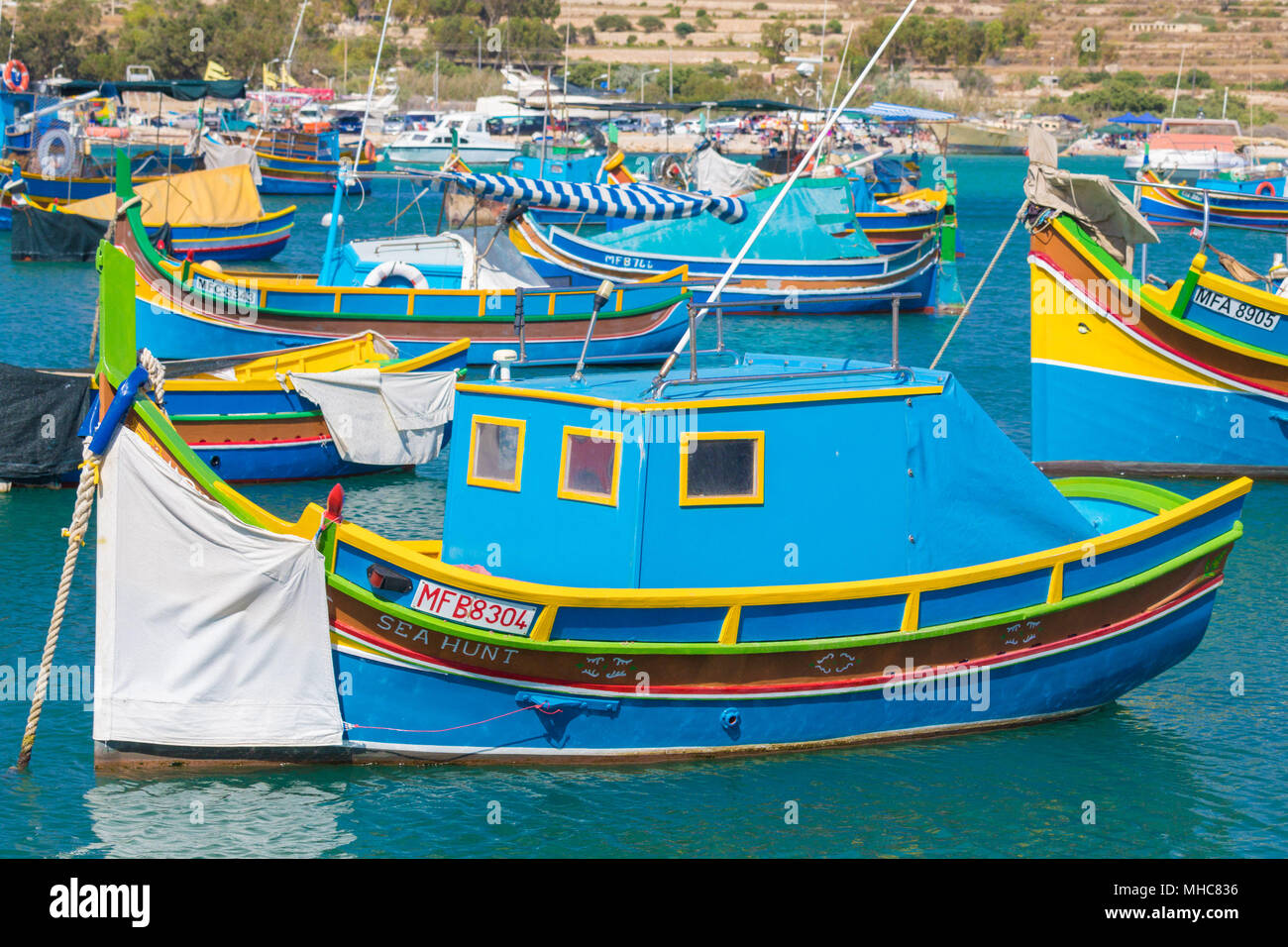 Maltese luzzu hi-res stock photography and images - Alamy