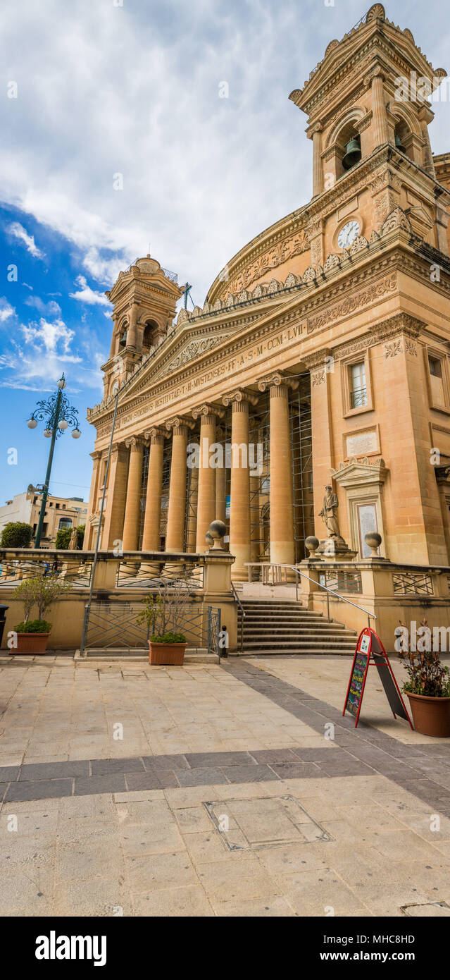 Mosta Rotunda Dome, The Parish Church of the Assumption of Mary, Roman ...