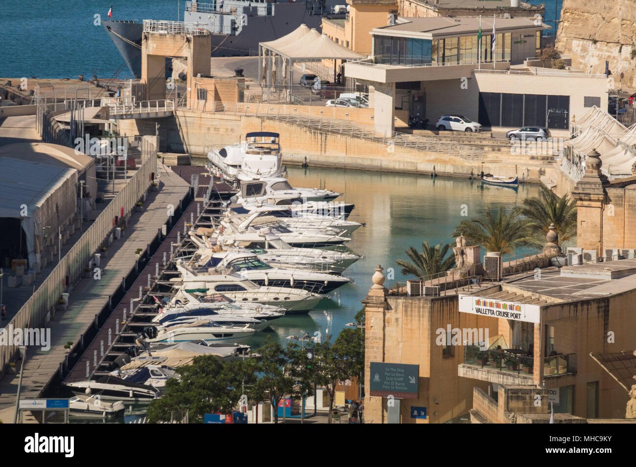 Valletta Waterfront in Malta Stock Photo - Alamy