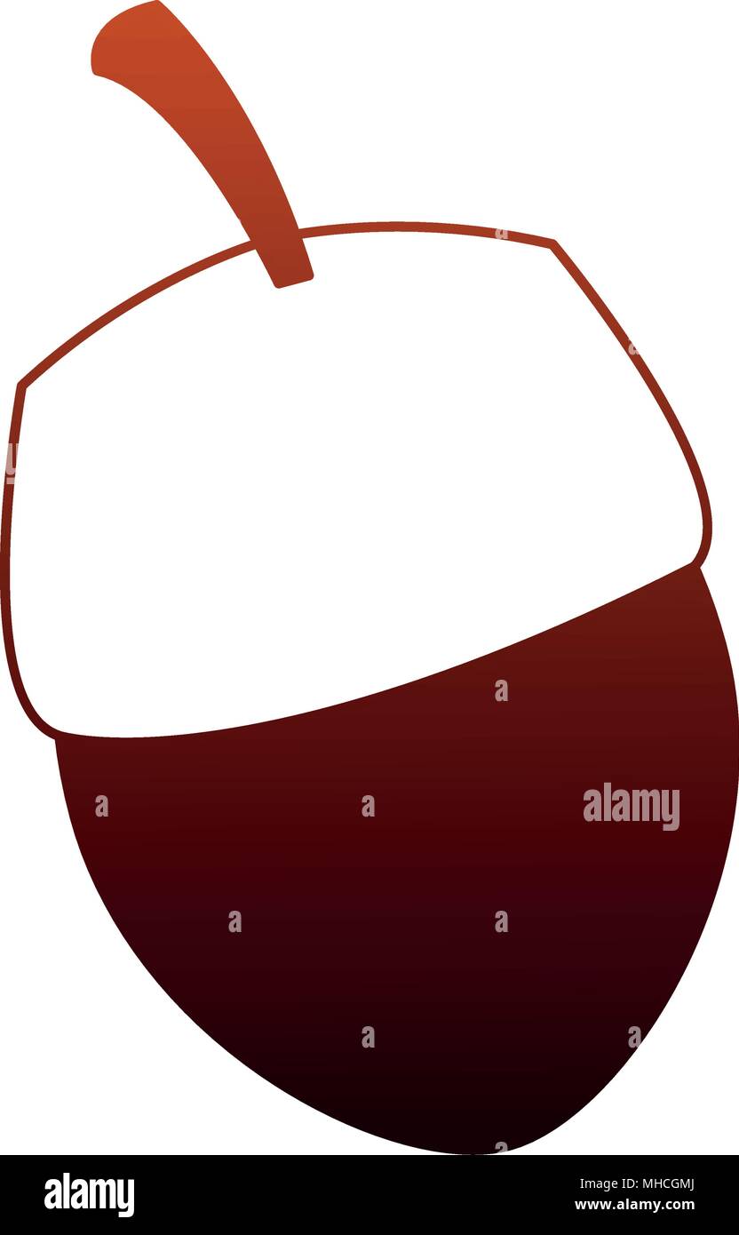 Nut food symbol on red lines Stock Vector Image & Art - Alamy