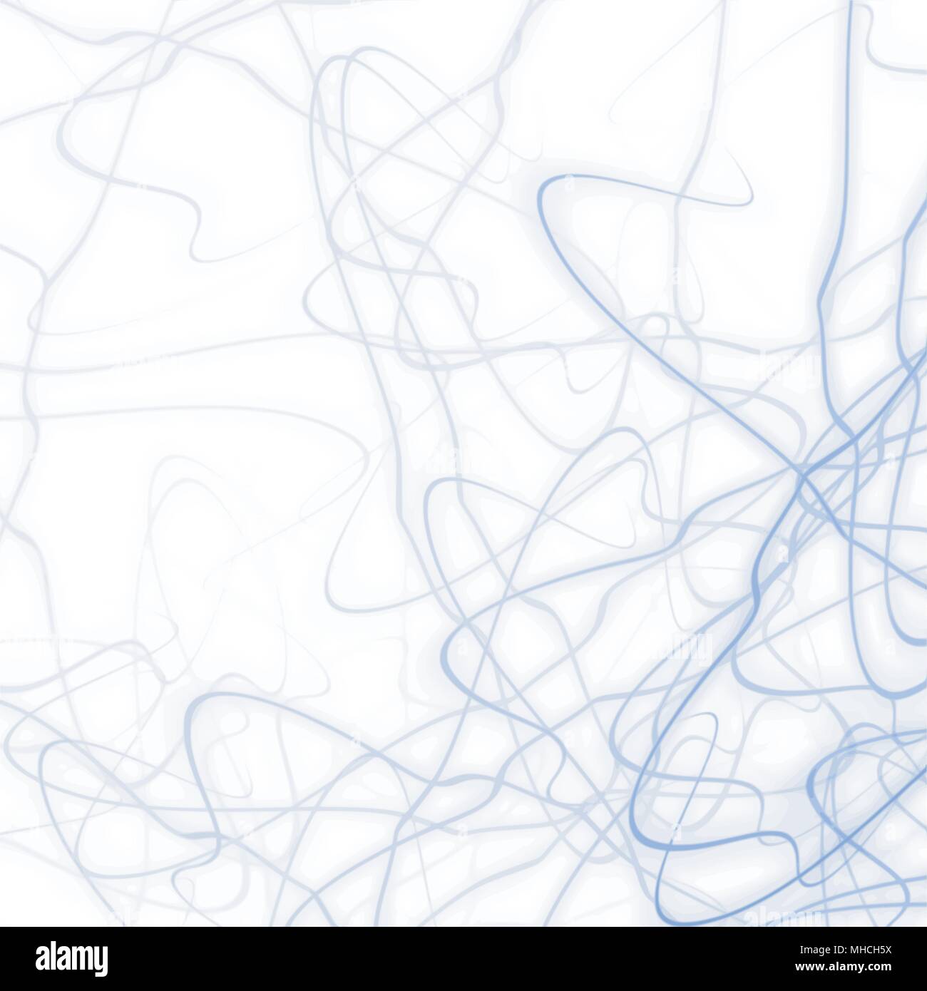 light blue watercolor scribble lines background pattern, vector ...