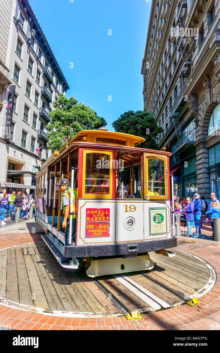 Cable car turntable hi-res stock photography and images - Alamy