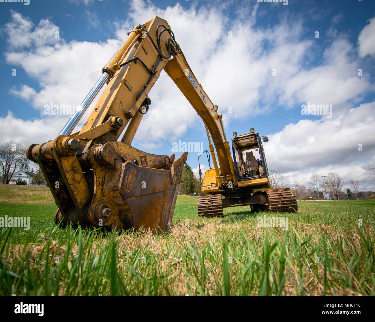 Gold excavator hi-res stock photography and images - Alamy