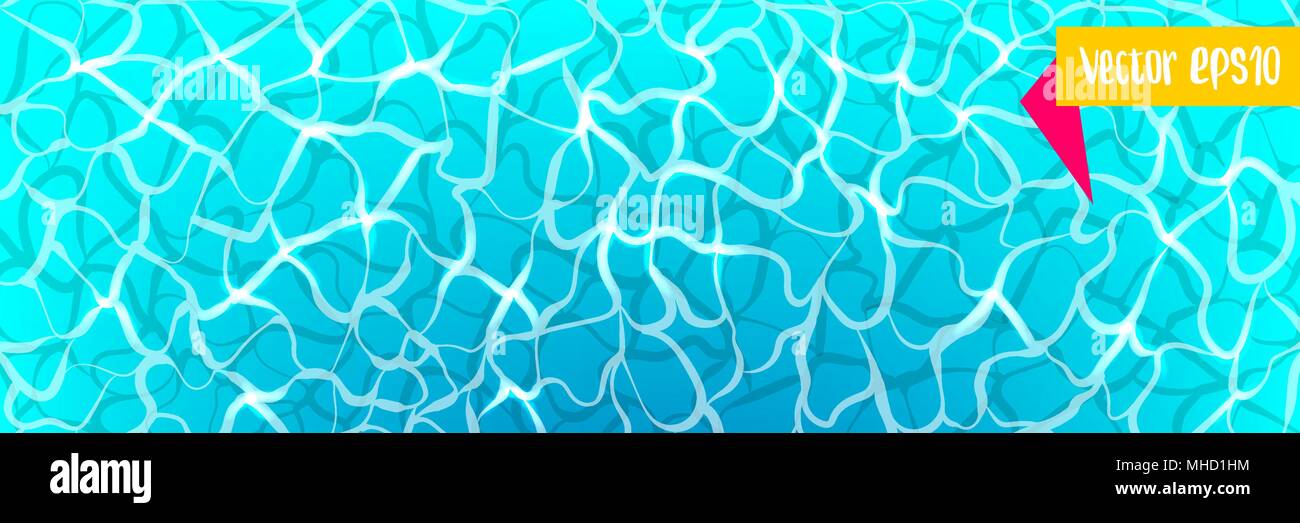 Summer water pool waves poster Stock Vector Image & Art - Alamy