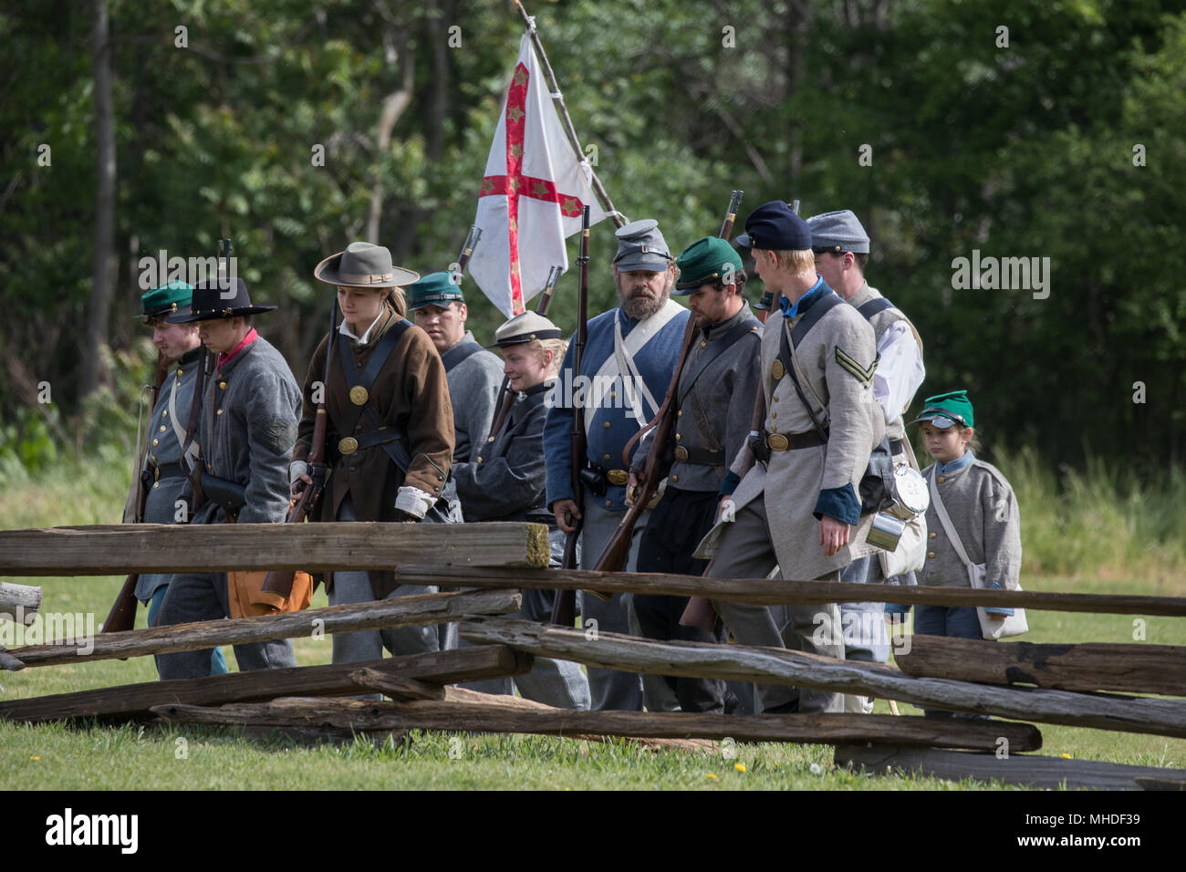Civil War Reenactment In California