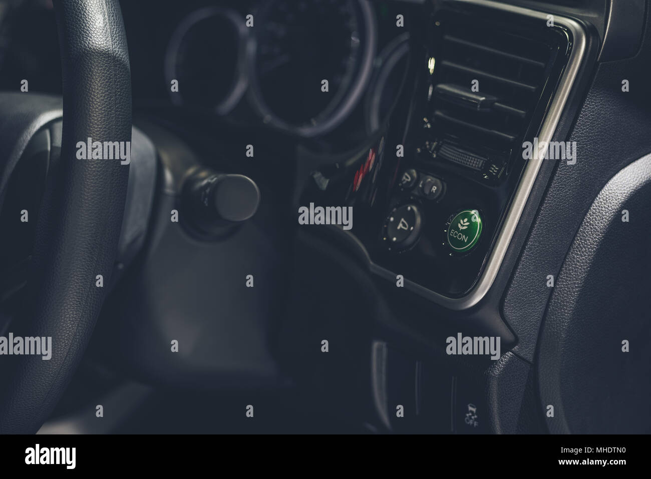 Car engine push start stop button ignition remote starter car, symbol ...