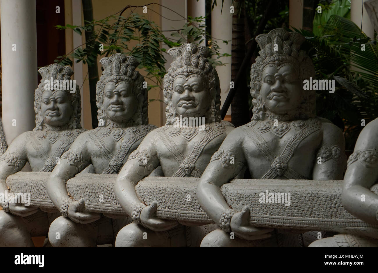Wat Botum (Wat Botumvatey), Phnom Penh city, Cambodia Stock Photo - Alamy