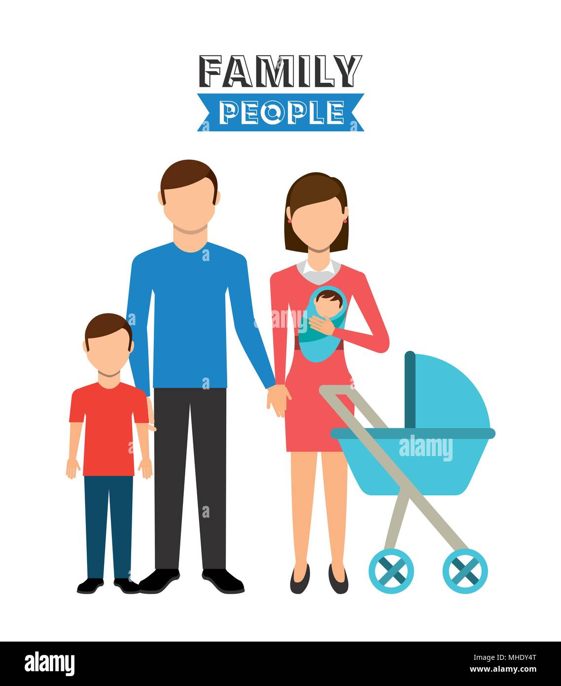 family people Stock Vector Image & Art - Alamy