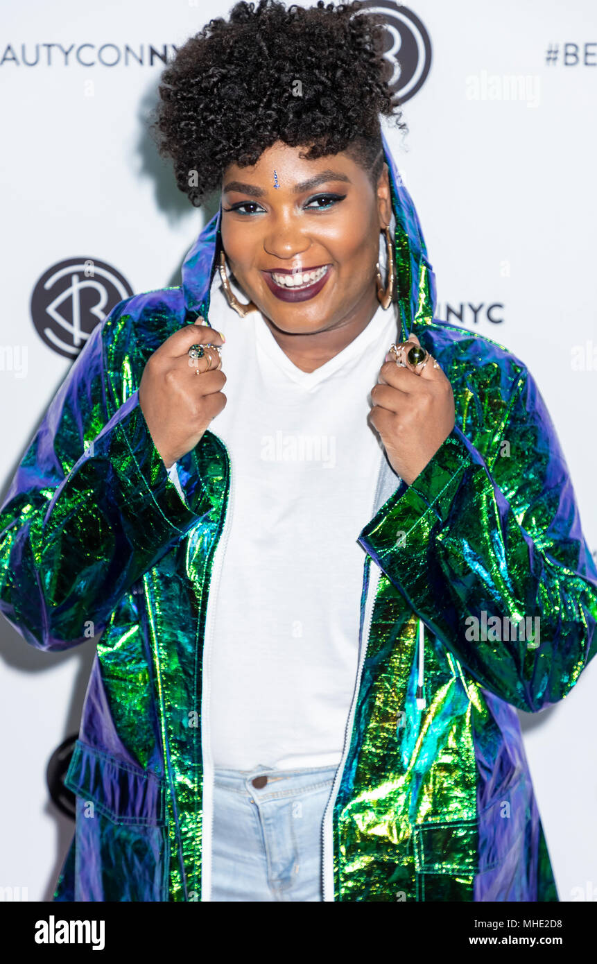New York, NY, USA - April 21, 2018: Tiff McFierce attends Beautycon Festival NYC 2018 at Jacob K ...