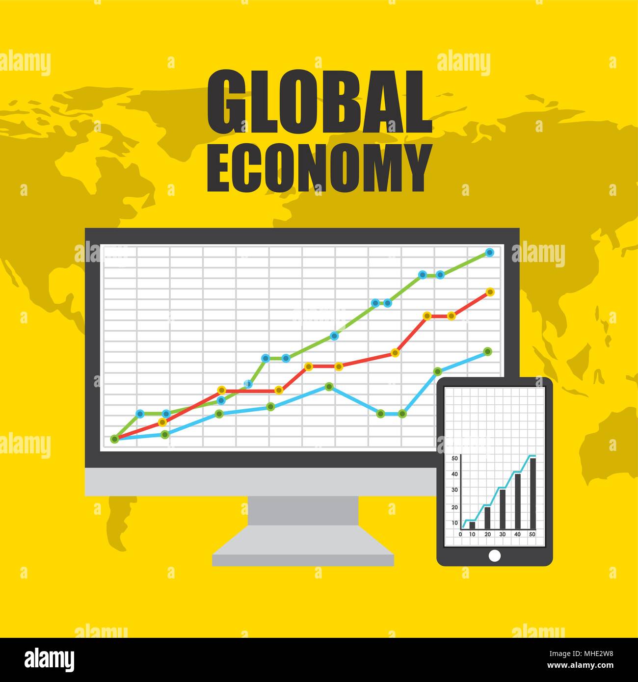 global economy Stock Vector Image & Art - Alamy