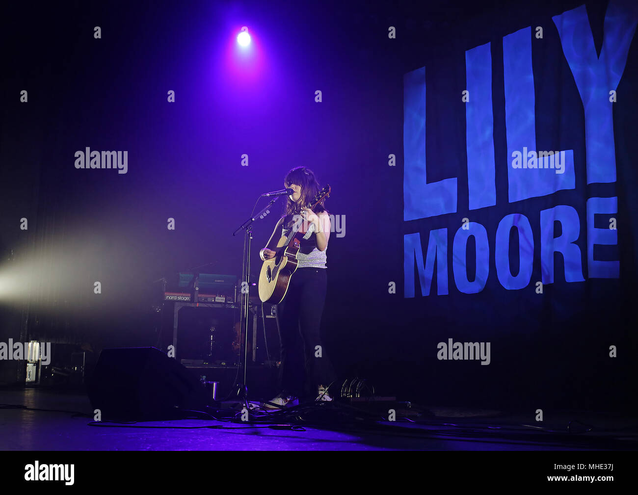 Lily Moore Performing at Manchester O2 Apollo Featuring: Lily Moore ...