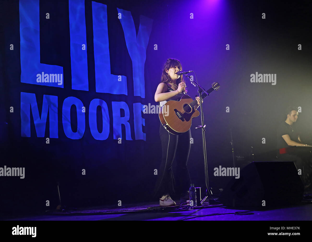 Lily Moore Performing at Manchester O2 Apollo Featuring: Lily Moore ...