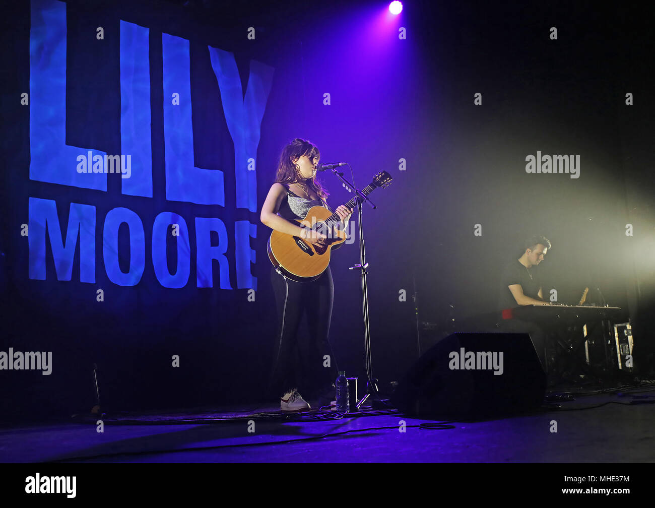 Lily Moore Performing at Manchester O2 Apollo Featuring: Lily Moore ...