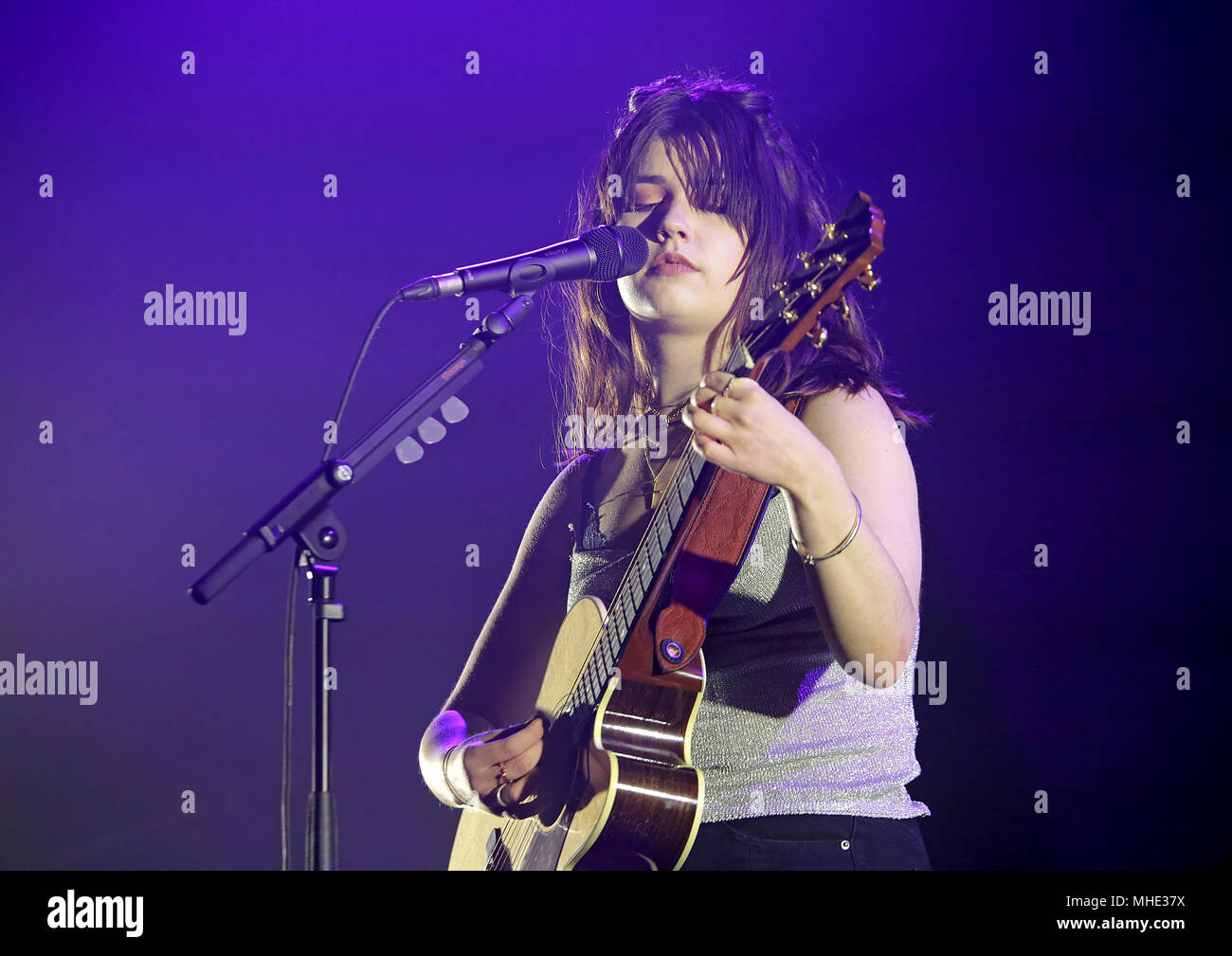 Lily Moore Performing at Manchester O2 Apollo Featuring: Lily Moore ...