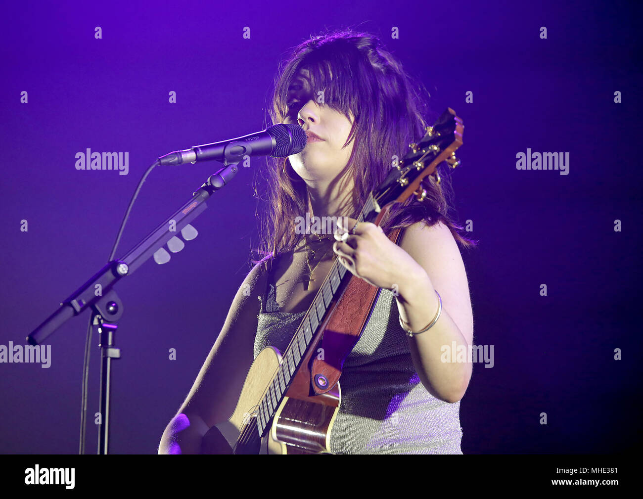 Lily Moore Performing at Manchester O2 Apollo Featuring: Lily Moore ...