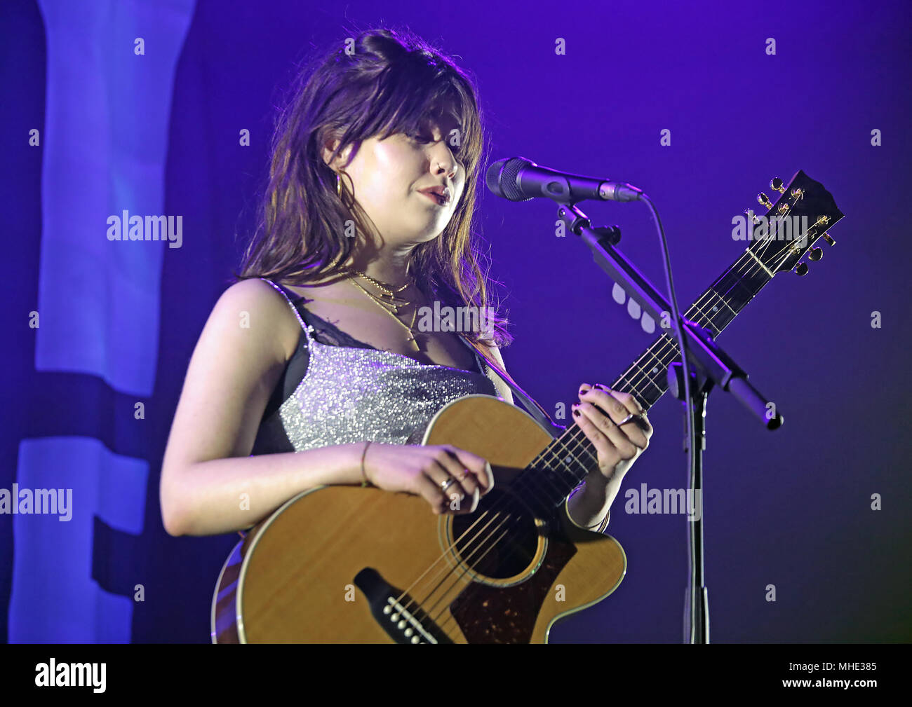 Lily Moore Performing at Manchester O2 Apollo Featuring: Lily Moore ...