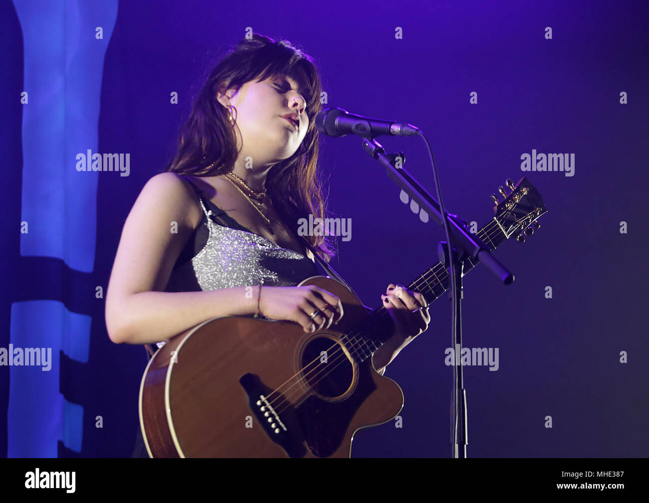 Lily Moore Performing at Manchester O2 Apollo Featuring: Lily Moore ...