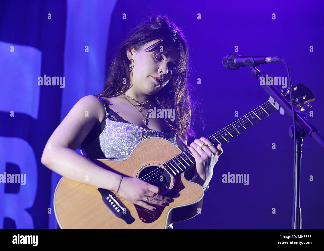 Lily Moore Performing at Manchester O2 Apollo Featuring: Lily Moore ...