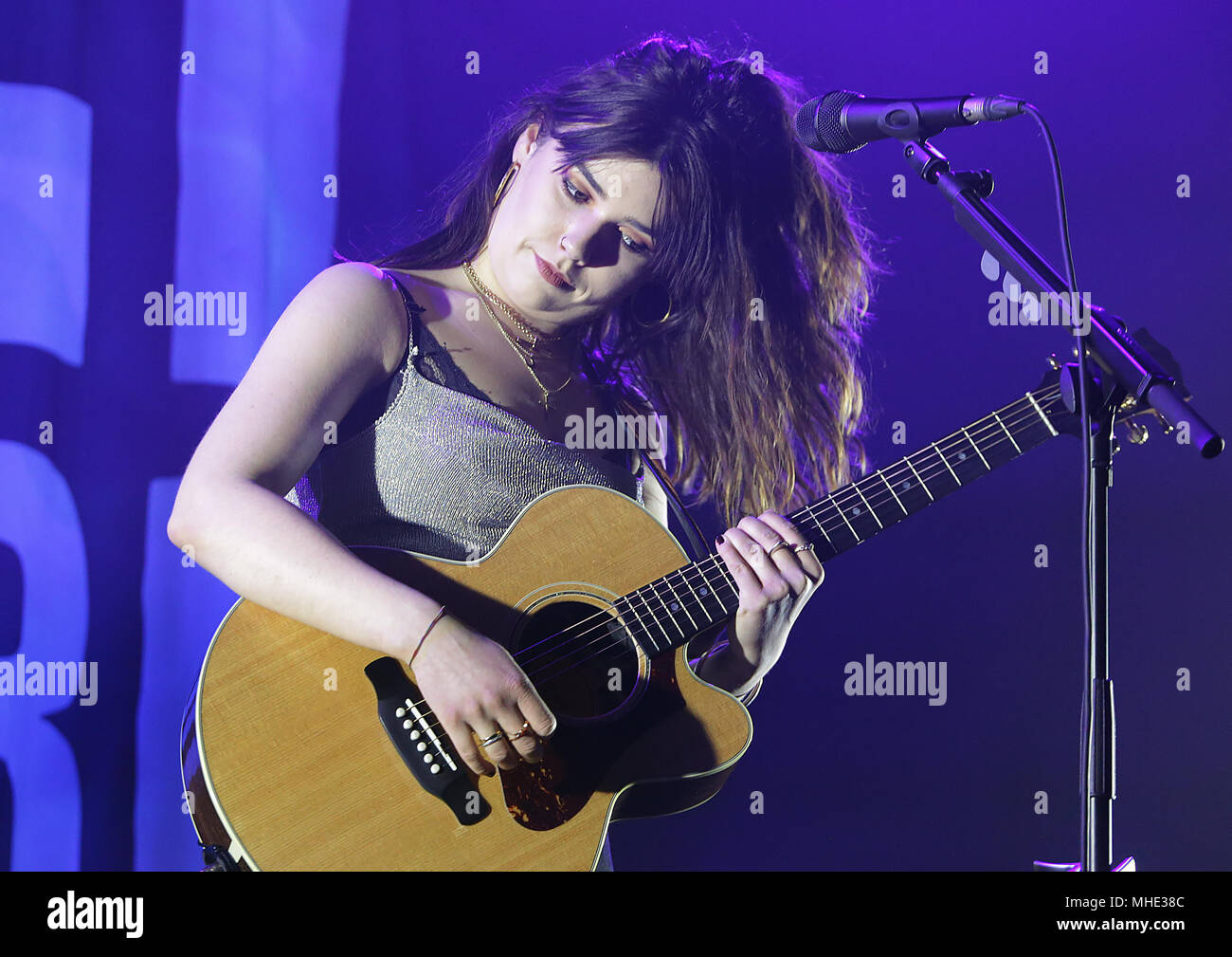 Lily Moore Performing at Manchester O2 Apollo Featuring: Lily Moore ...