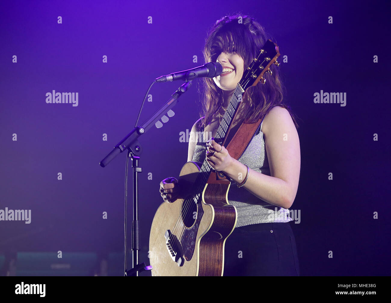 Lily Moore Performing at Manchester O2 Apollo Featuring: Lily Moore ...