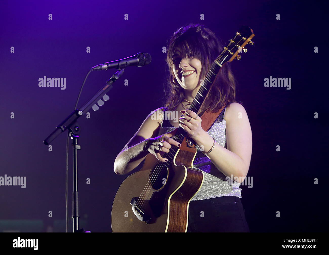 Lily Moore Performing at Manchester O2 Apollo Featuring: Lily Moore ...