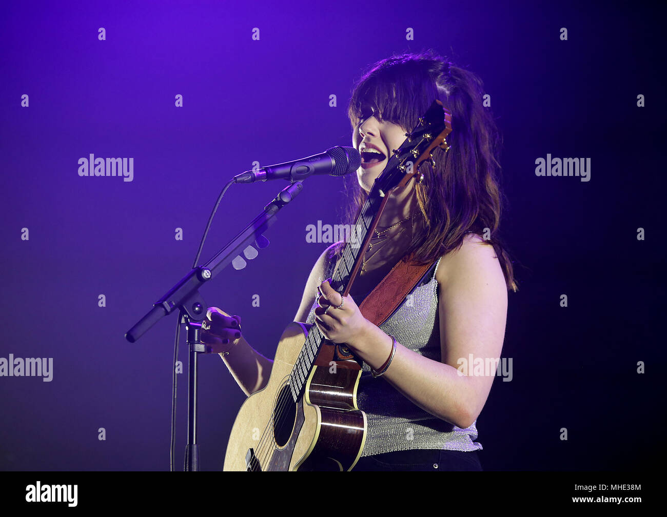 Lily Moore Performing at Manchester O2 Apollo Featuring: Lily Moore ...