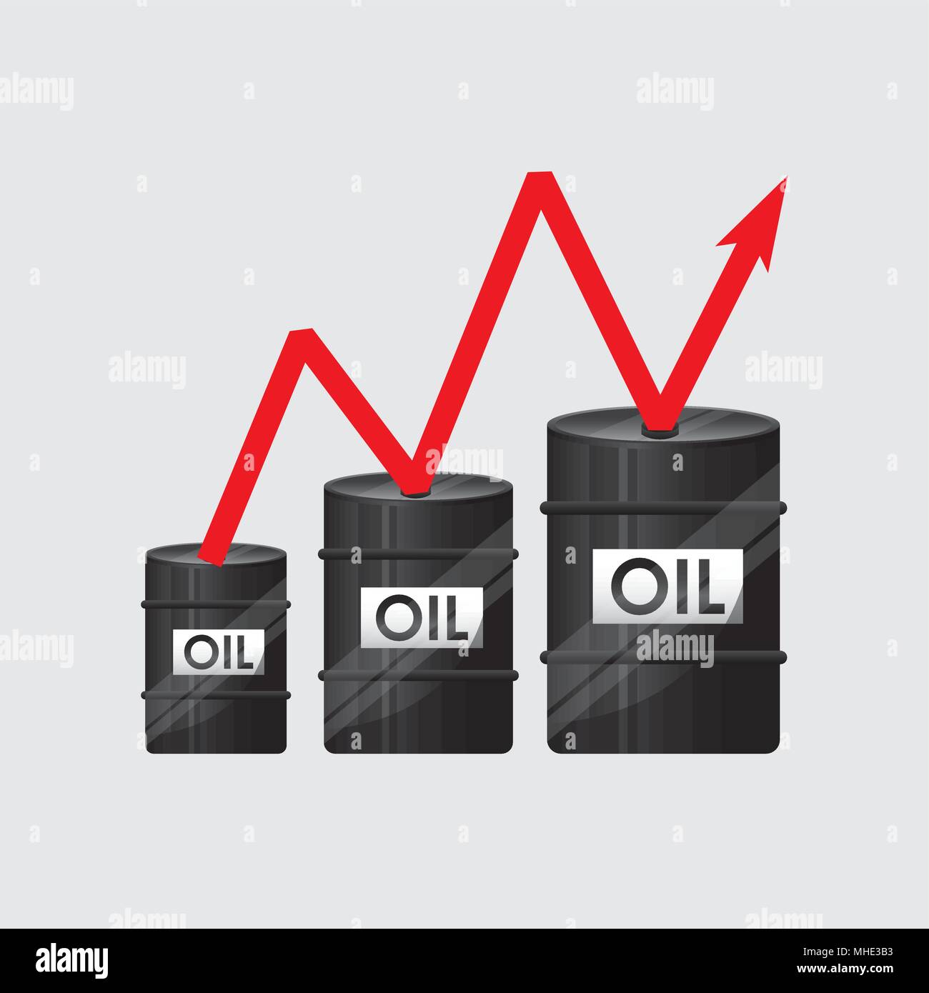 oil prices Stock Vector Image & Art - Alamy