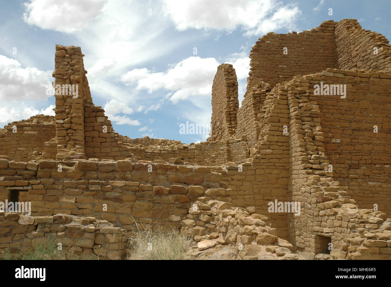Chaco Culture National Historic Park contains the best preserved and ...