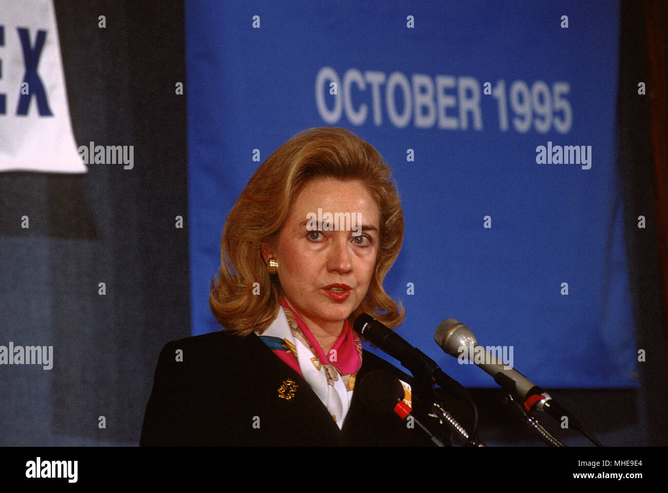 Washington, DC. USA, 27th September, 1995 Hillary Rodham Clinton at the ...