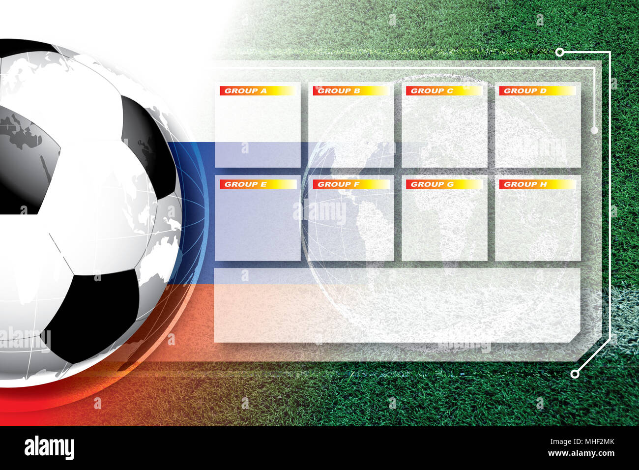 Background soccer football Competition schedule Stock Photo - Alamy
