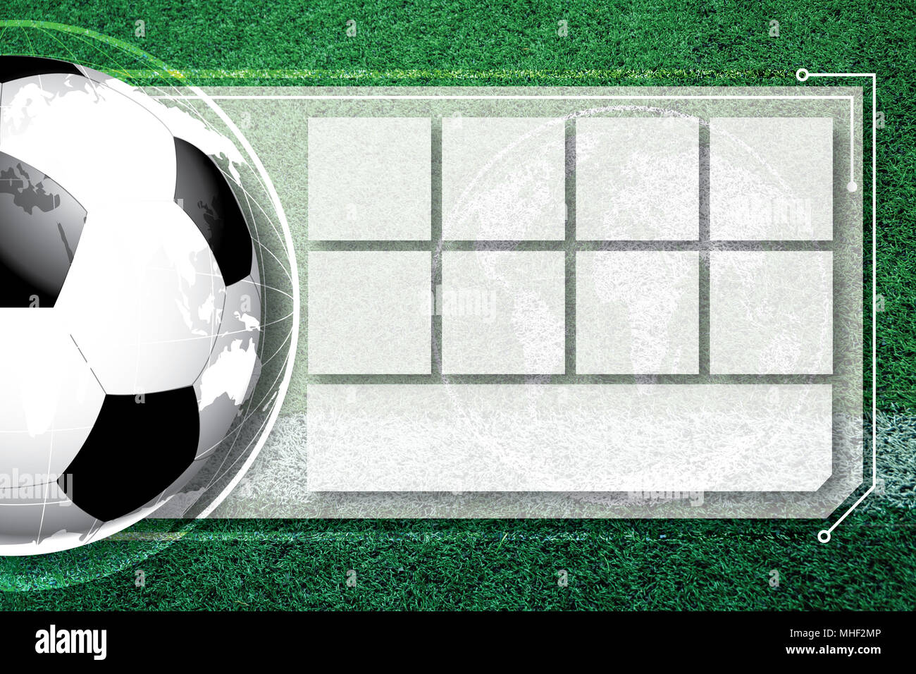Background soccer football Competition schedule Stock Photo - Alamy
