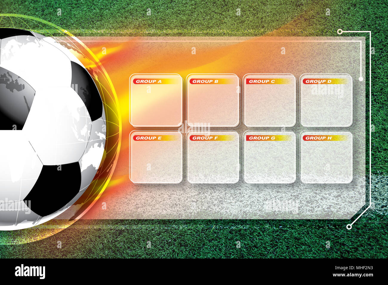 Background soccer football Competition schedule Stock Photo - Alamy