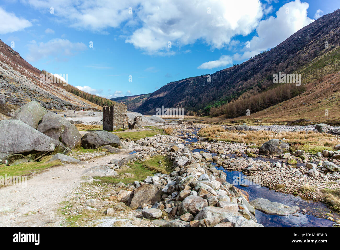 Miners road walk glendalough hi-res stock photography and images - Alamy