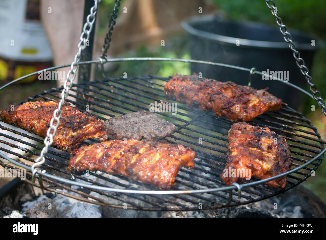 Supper in the garden evening hi-res stock photography and images - Alamy
