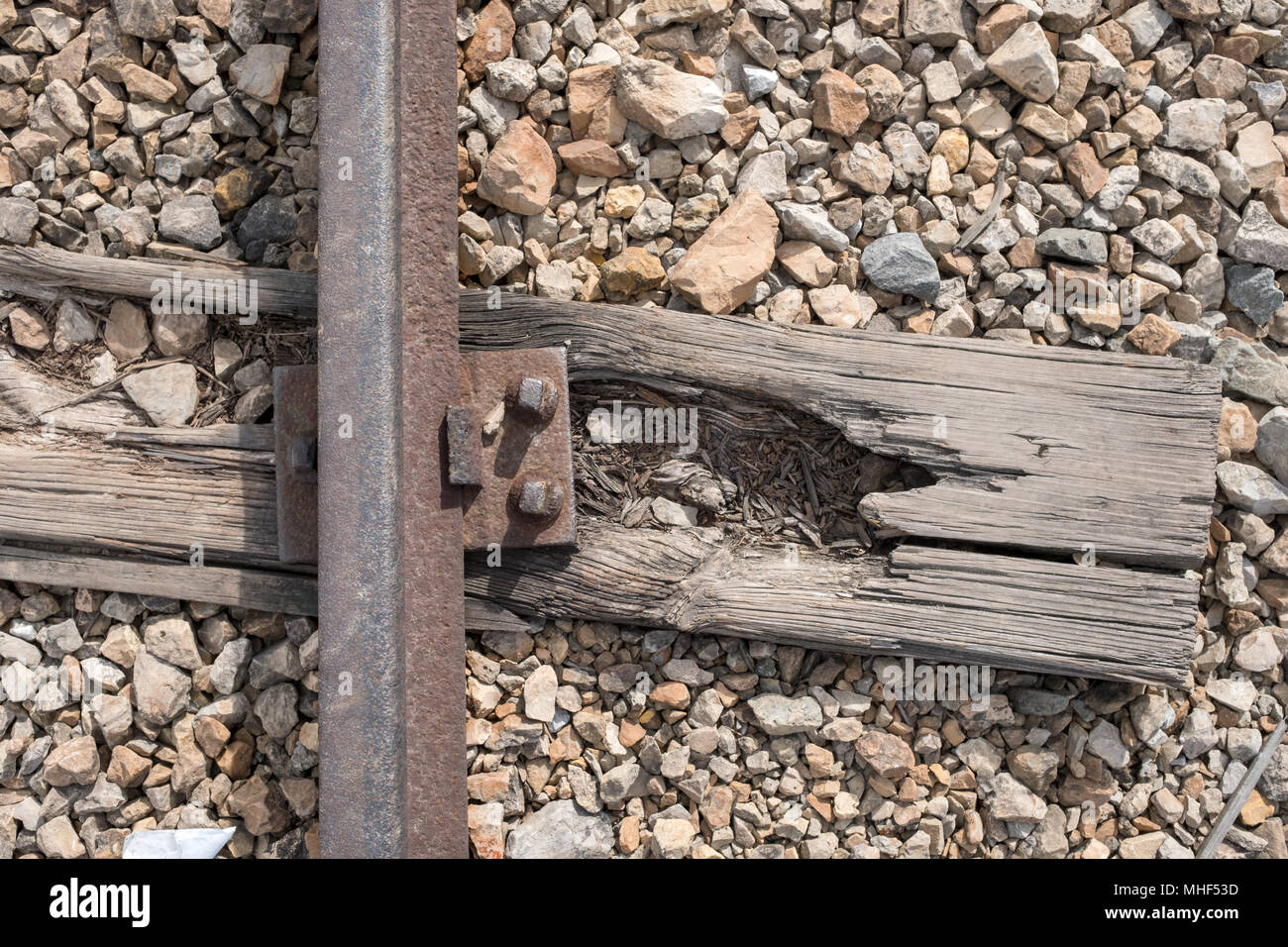 Close up photo of train tracks at Auschwitz Birkenau Concentration camp ...
