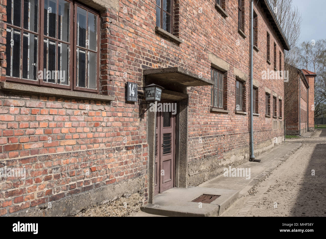Auschwitz, Poland. Inside the German Concentration Camp of Auschwitz I ...