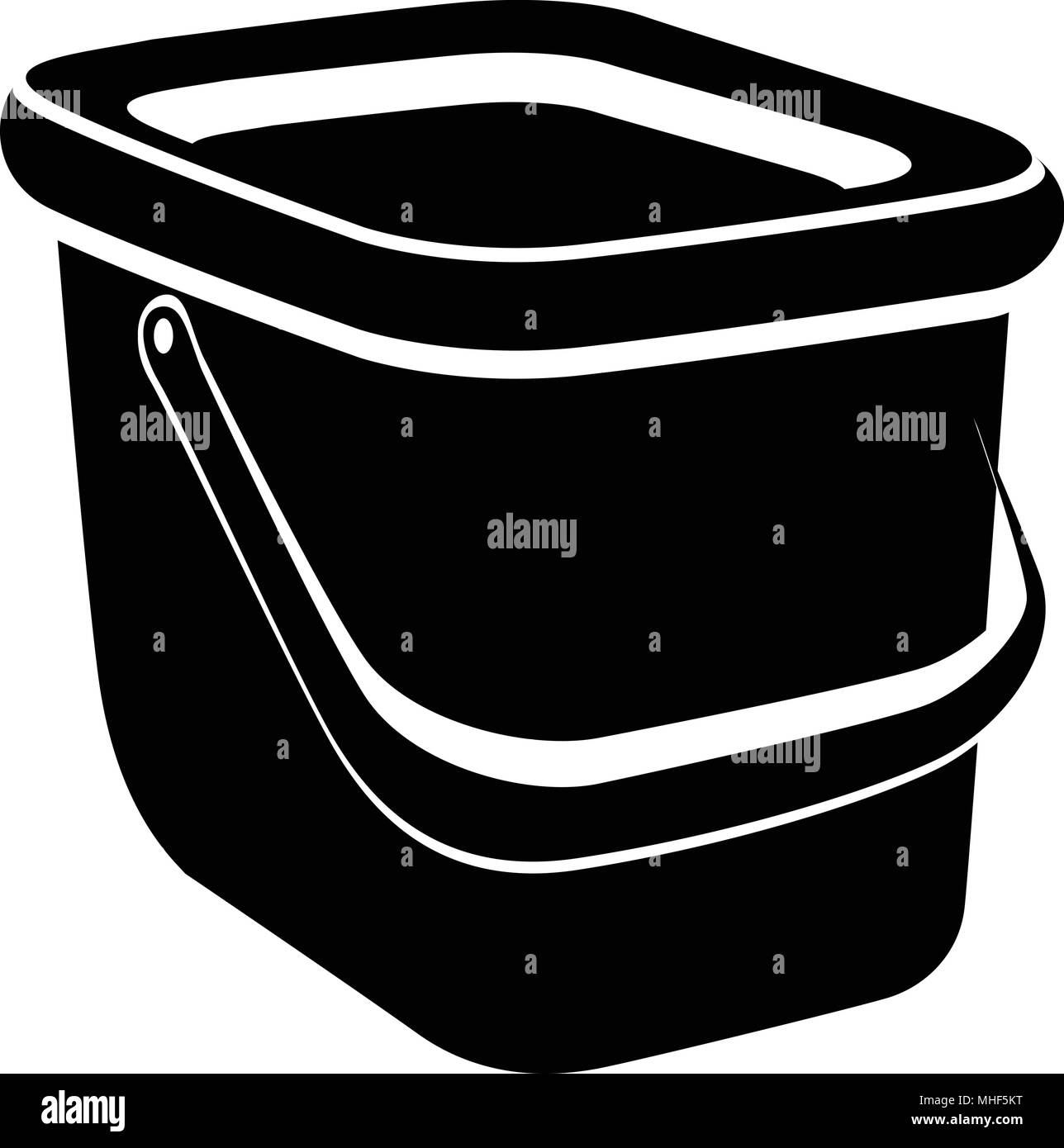 Basket icon. Simple illustration of basket vector icon for web Stock ...