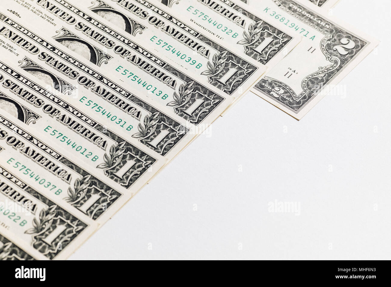 US Dollar bill, super macro, close up photo Stock Photo - Alamy