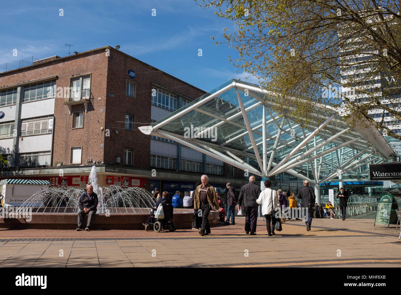Coventry city centre Stock Photo - Alamy