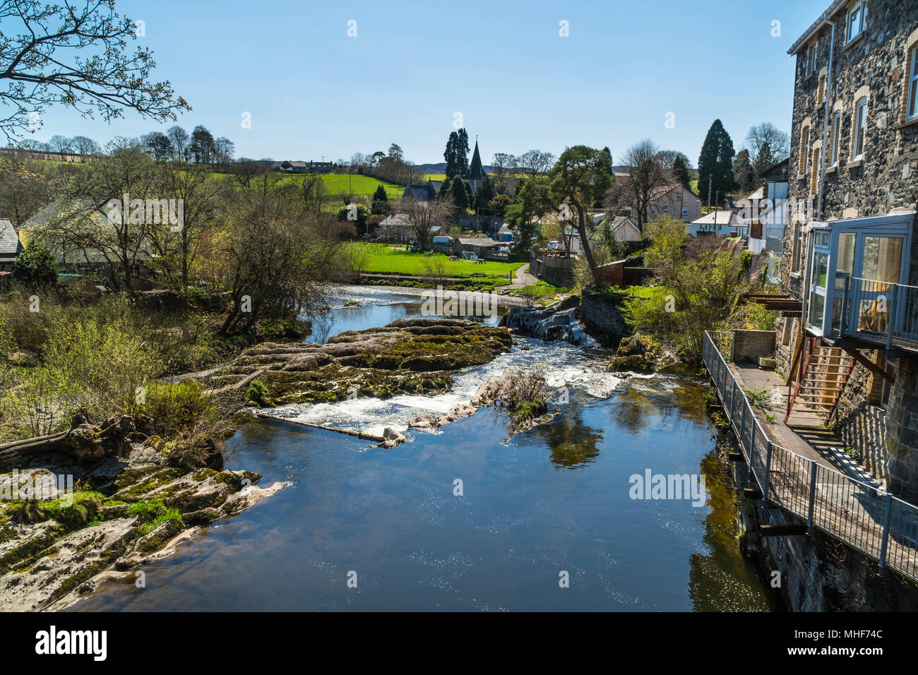 Rhayader waterfall hi-res stock photography and images - Alamy