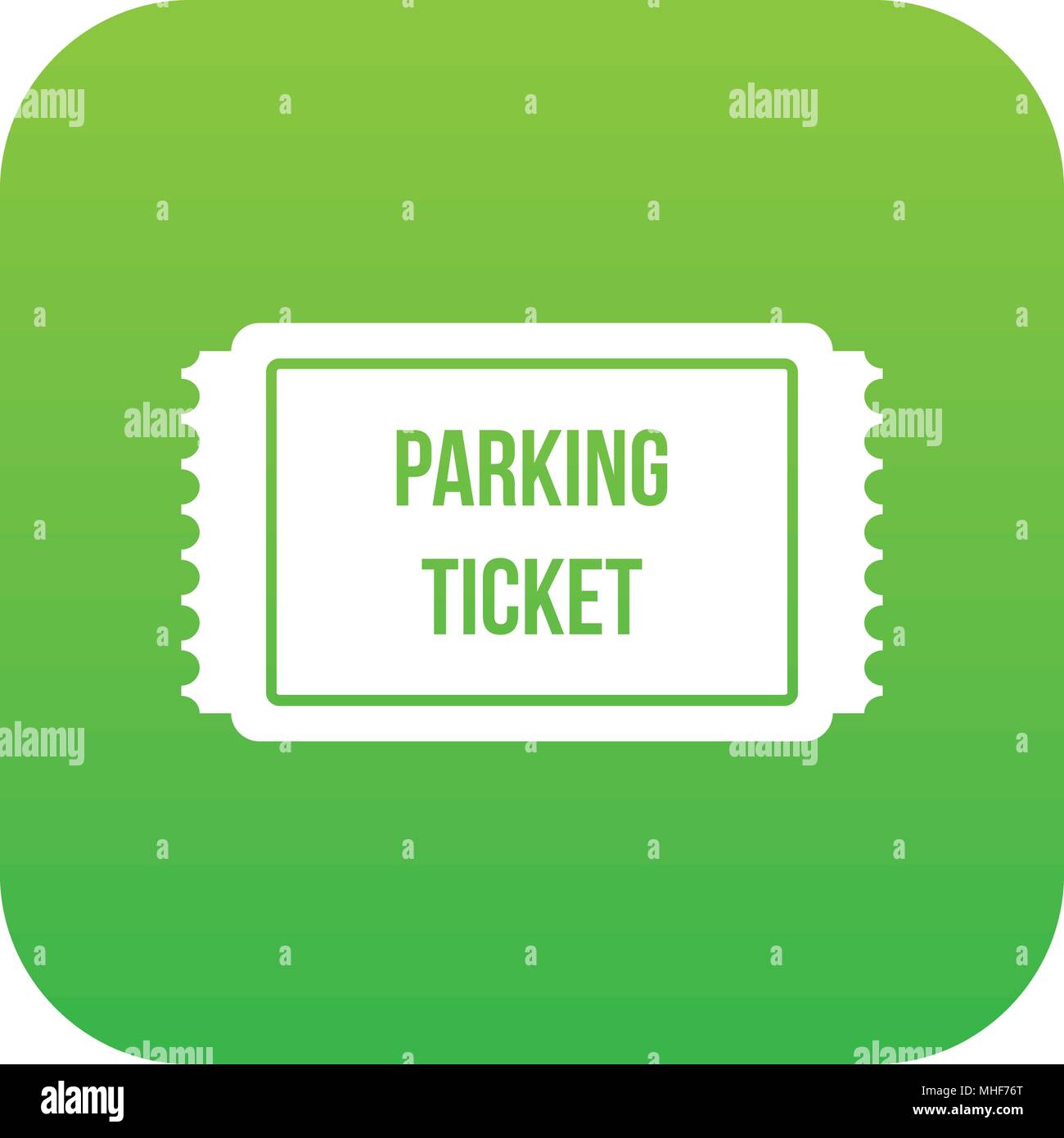 Parking ticket icon digital green Stock Vector Image & Art - Alamy