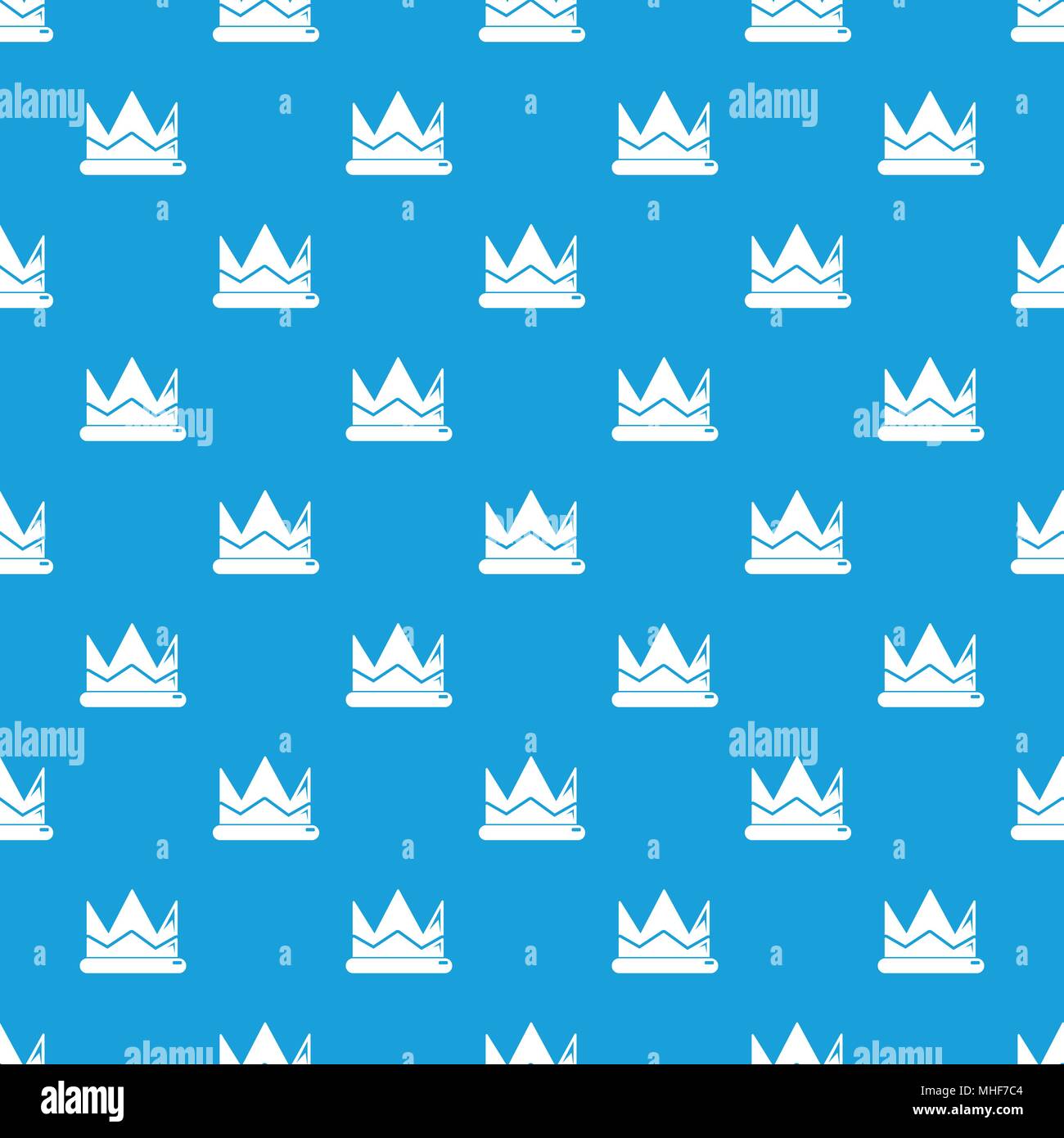 Prince crown pattern vector seamless blue Stock Vector Image & Art - Alamy